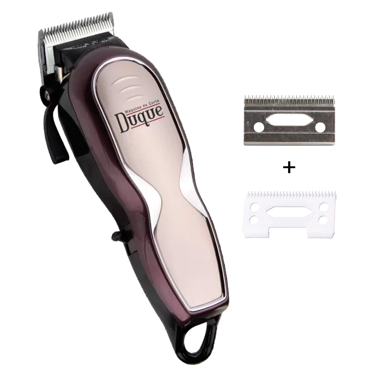 Kit Máquina de Corte Soling Duque Taper + Acabamento Duque Zero Bivolt