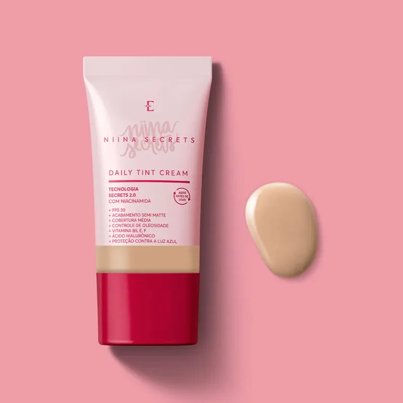Base Líquida Daily Tint Cream Niina Secrets Eudora 25mL Cor 03