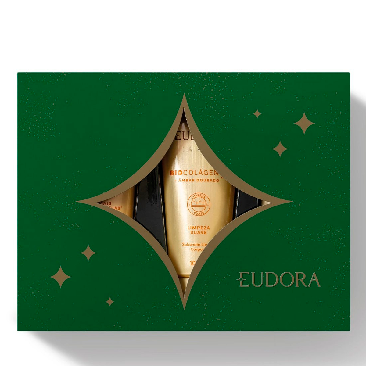 Kit Presente Eudora La Piel Âmbar Dourado 3 Itens Siage 100g