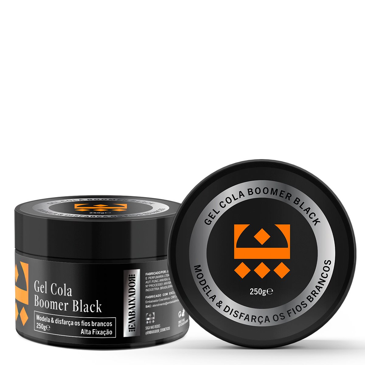 Gel Cola Boomer Black Embaixador 250g